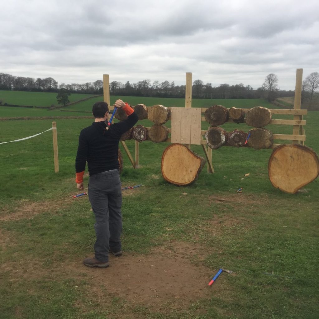 Axe, Knife & Throwing Angels For 4 People - Special Offer £15pp