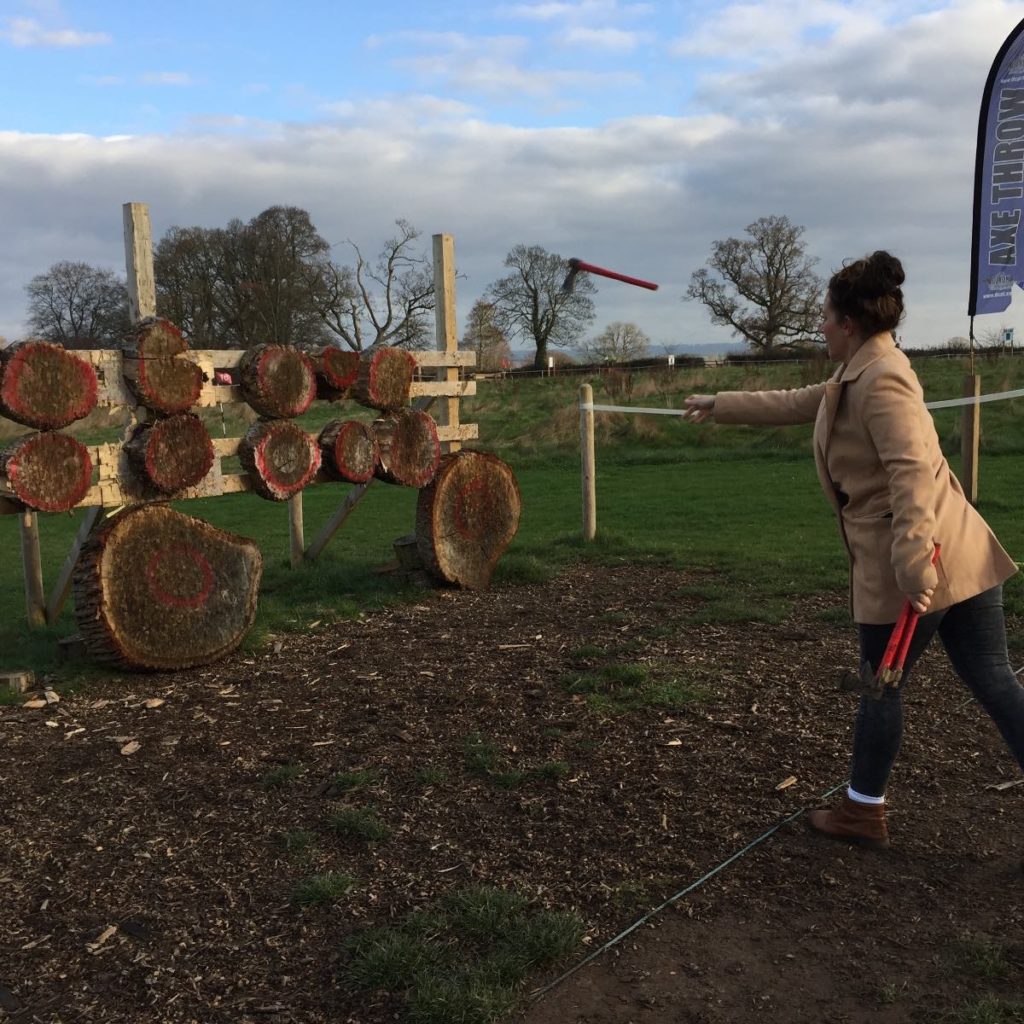 Axe, Knife & Throwing Angels For 4 People - Special Offer £15pp