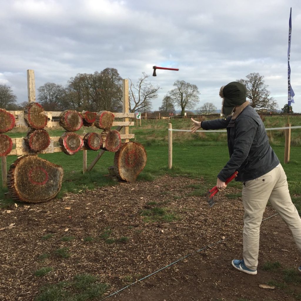 Axe, Knife & Throwing Angels For 4 People - Special Offer £15pp
