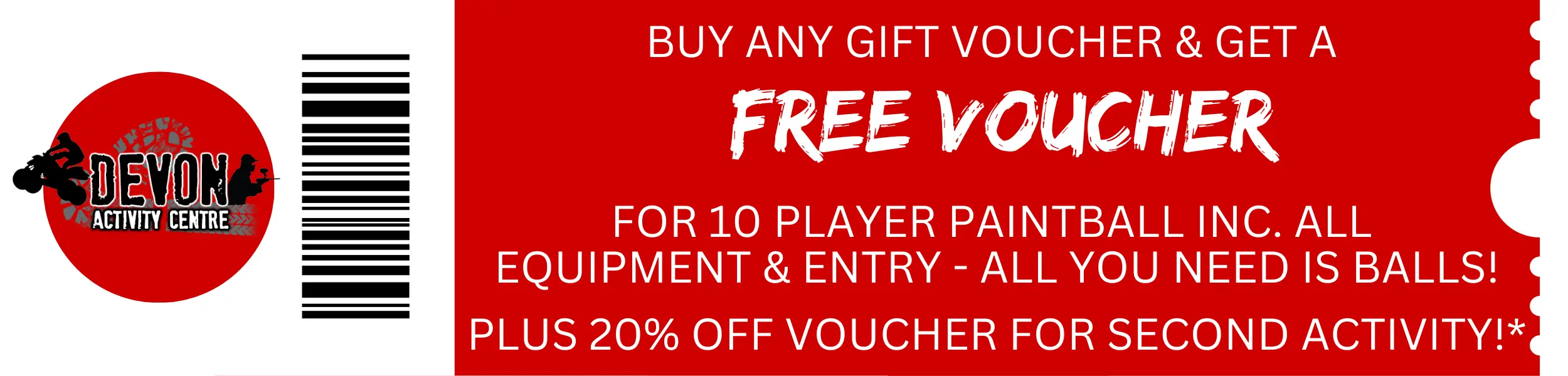 Money Value £100 - Can be used for any activity - Southwest Experience ...